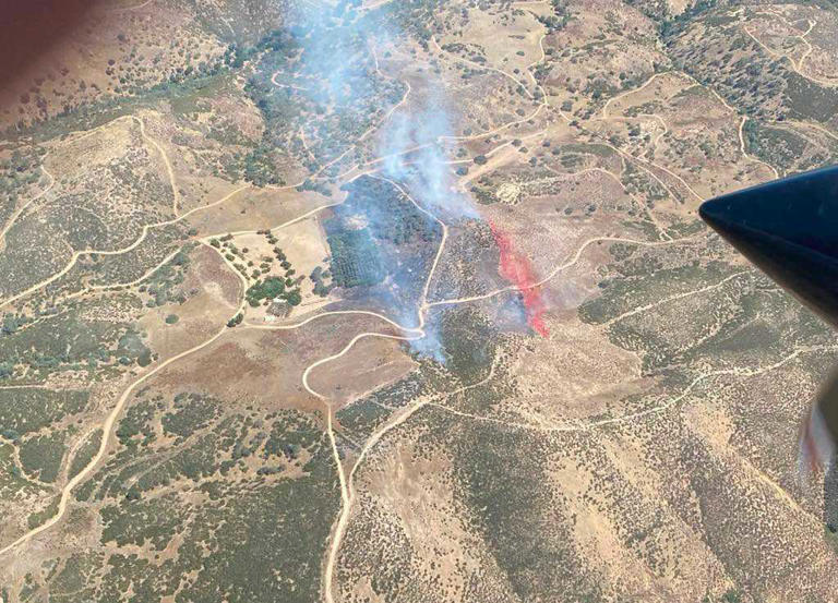 Forward progress stopped on grass fire in south Monterey County