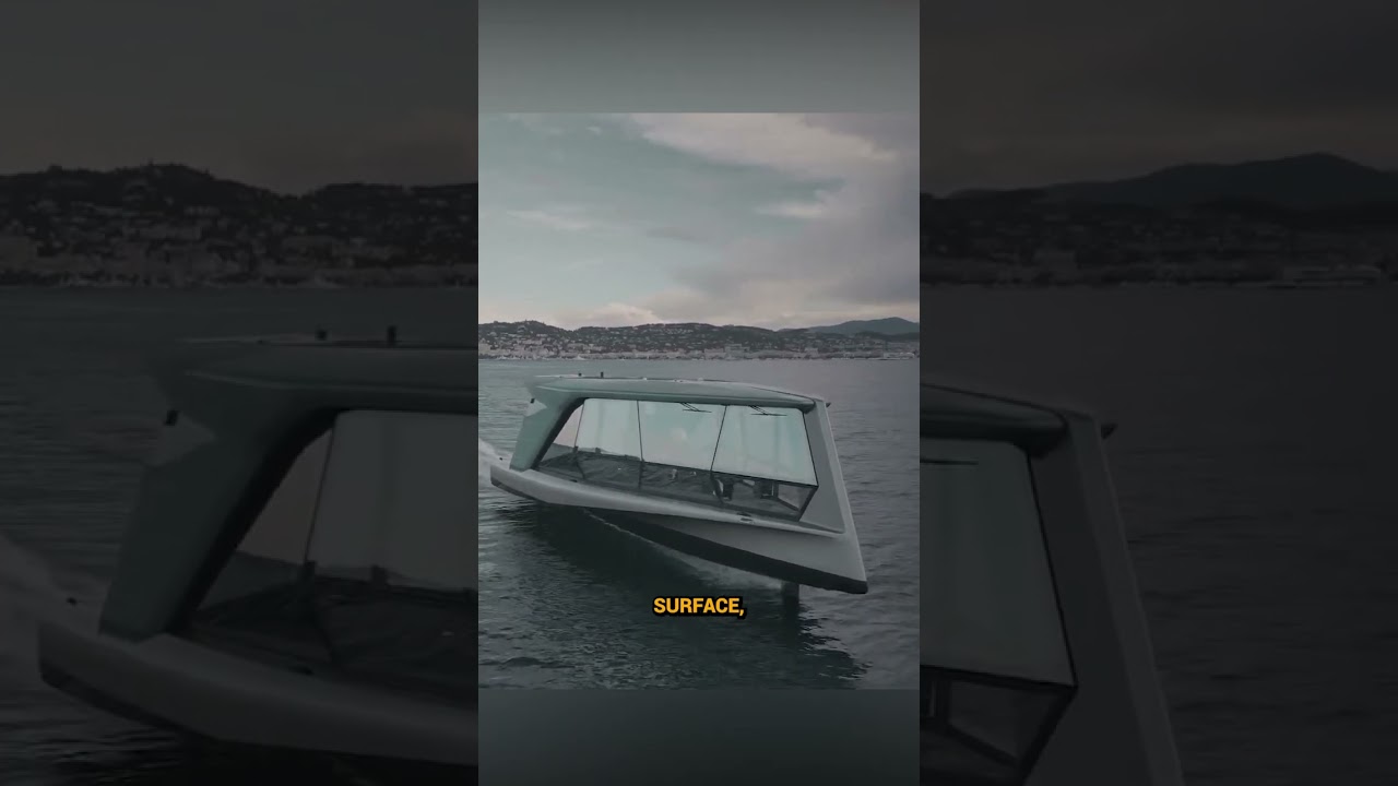 Meet the icon: Futuristic electric hydrofoil boat powered by BMW innovation