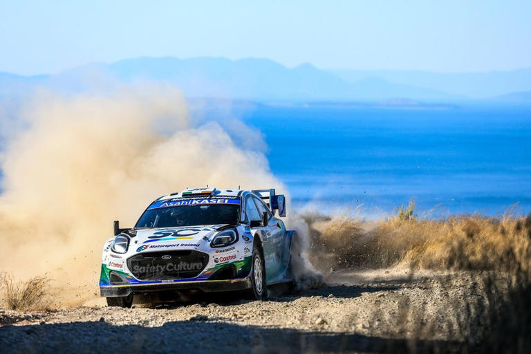 WRC Acropolis Rally Greece: Evans’ WRC lead grows after seatbelt penalties