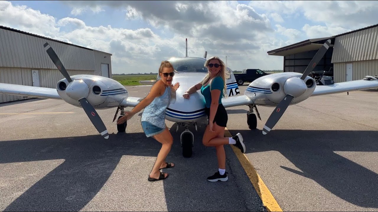 Watch mom's exciting first flight in my plane!