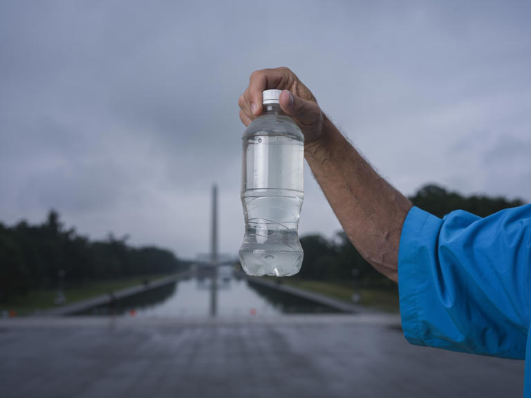 The company cleaning up the Reflecting Pool says it has 'nothing to hide'