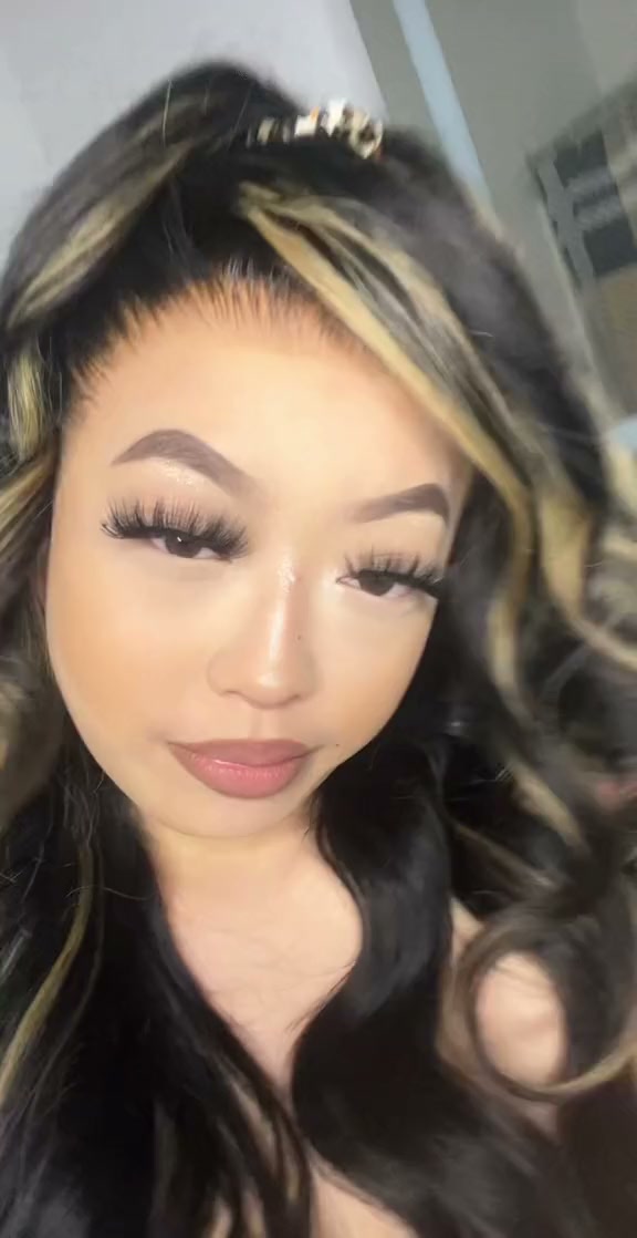 From puffy eyes to glam curls, watch this hair transformation