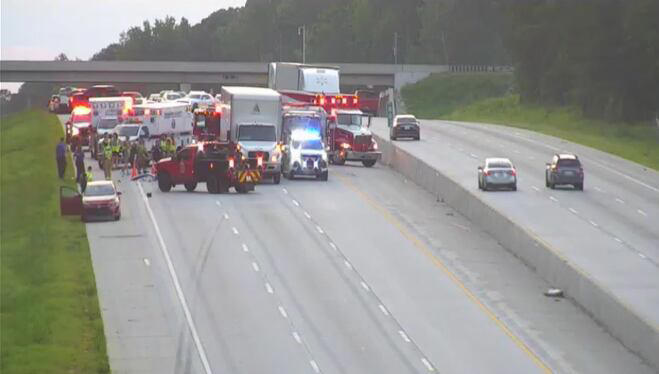 Traffic stopped on I-26 East in Newberry County after crash, several ...
