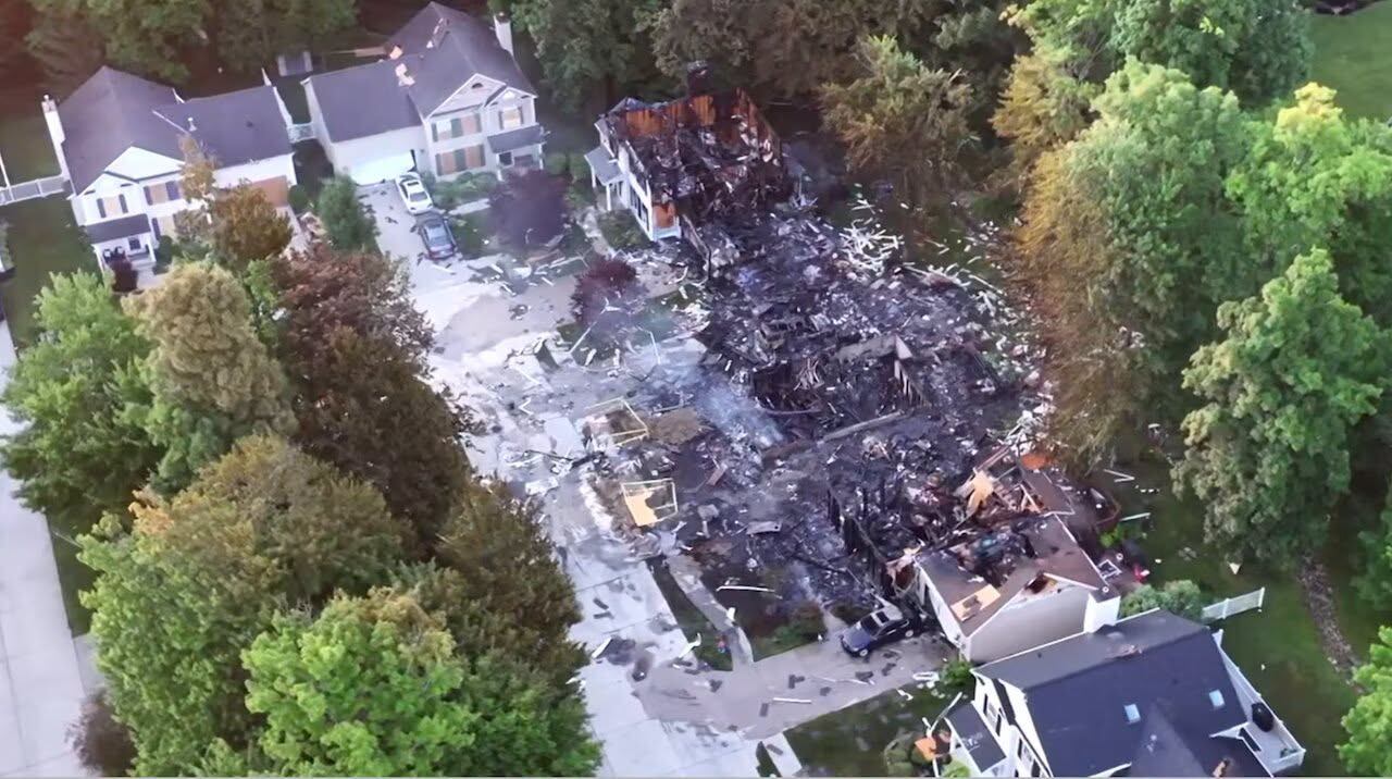 Twinsburg Township home explosion damages 36 houses and hospitalizes 2