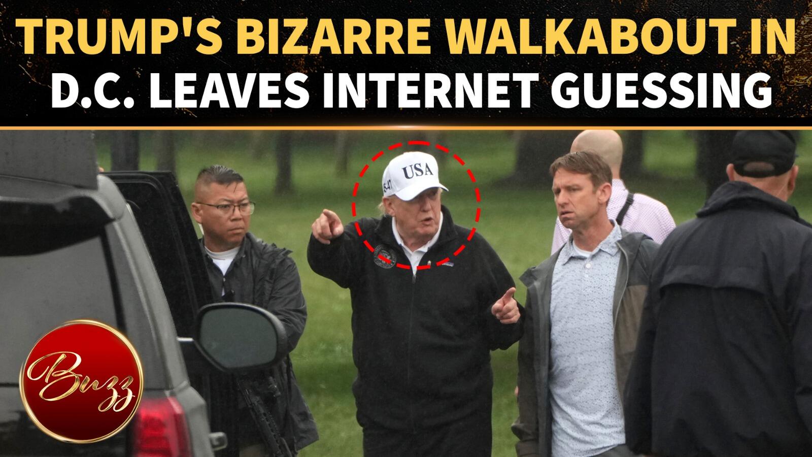 Trump's bizarre DC stop sparks wild speculation: What was he looking at ...