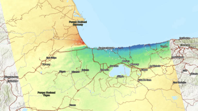 NISAR satellite maps ground movement after Venezuela earthquake