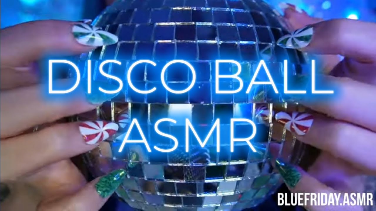 Disco ball ASMR visual relaxing effects