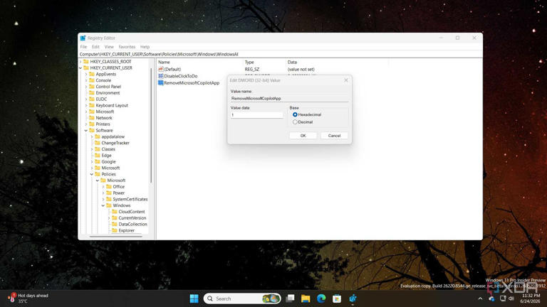 Microsoft keeps reinstalling Copilot, but this Group Policy removes it ...