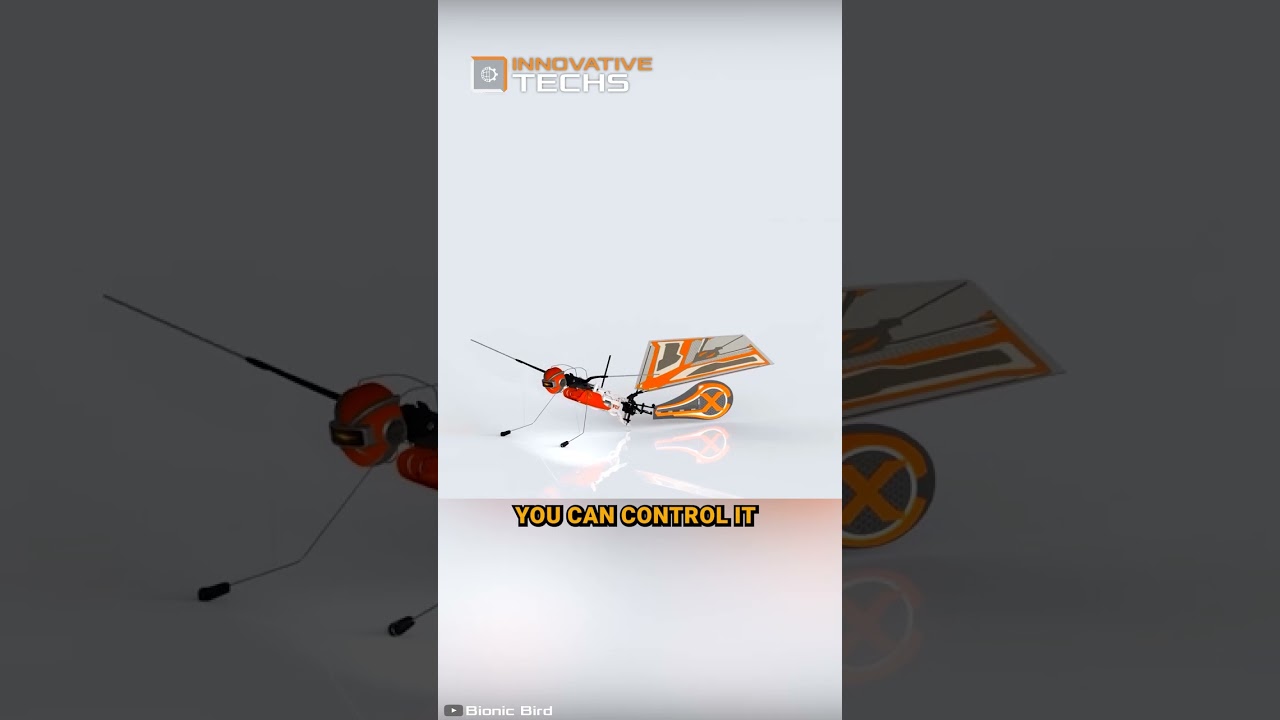 The first sensor-assisted ornithopter drone