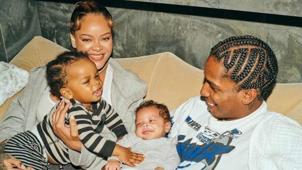 A$AP Rocky gives shout-out to son Riot, 2, at Los Angeles concert as ...