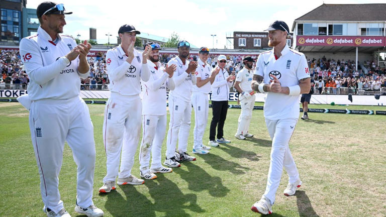 Ben Stokes receives guard of honour twice as England’s talisman walks ...