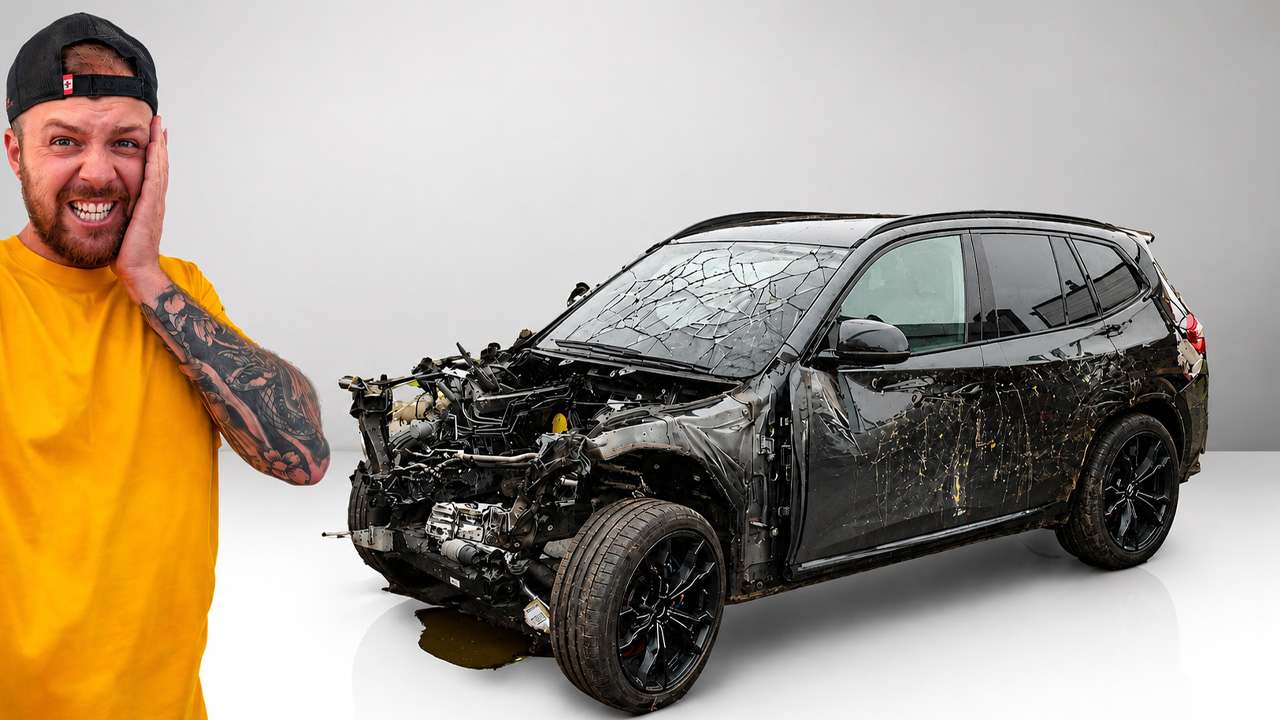 Rebuilding my destroyed BMW X3M Competition front end completely
