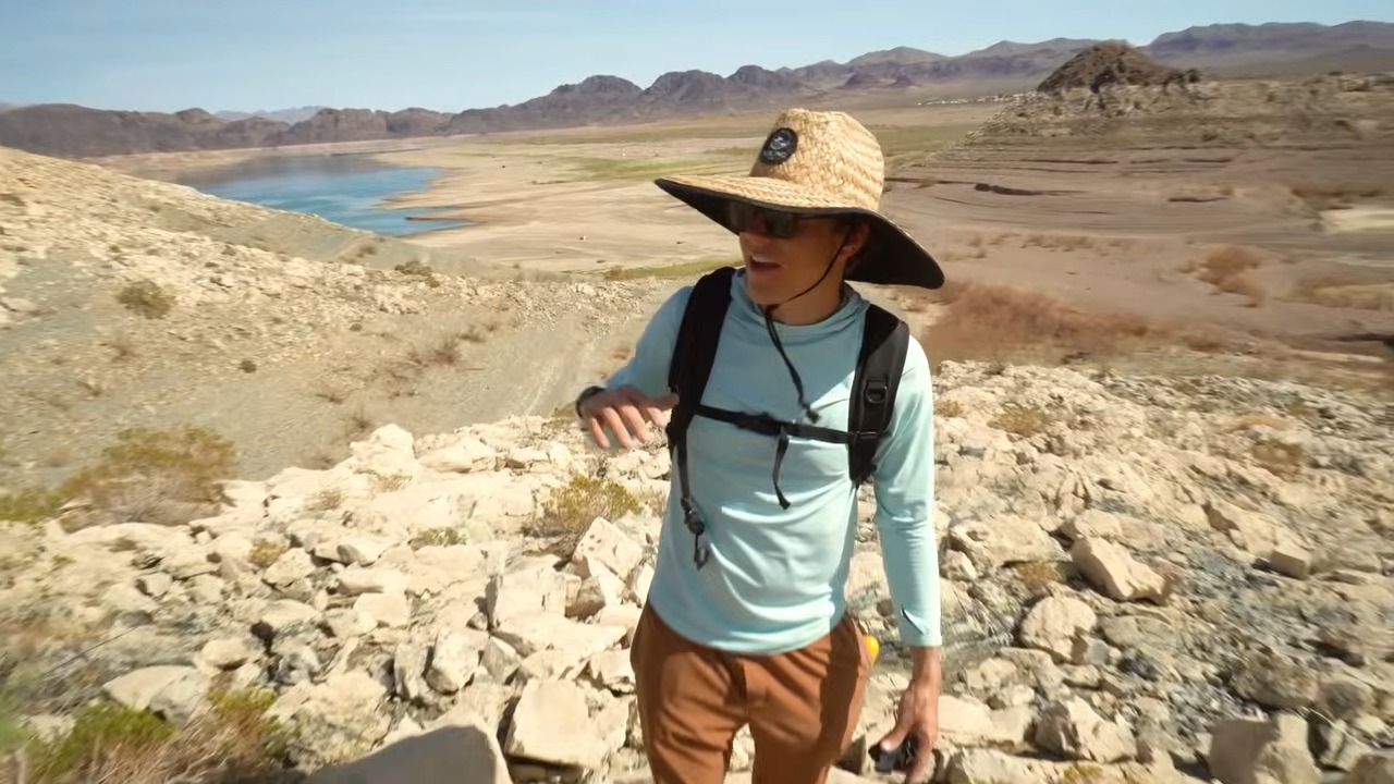 Lake Mead dropped to historic lows - then the dry bottom started giving ...