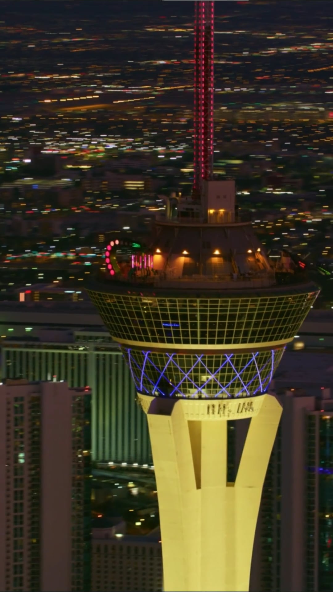 Strat Tower, Las Vegas: Drone tour of SkyPod bliss