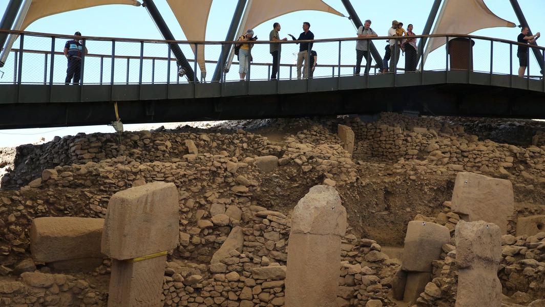 Sealed human statue found in Göbekli Tepe wall