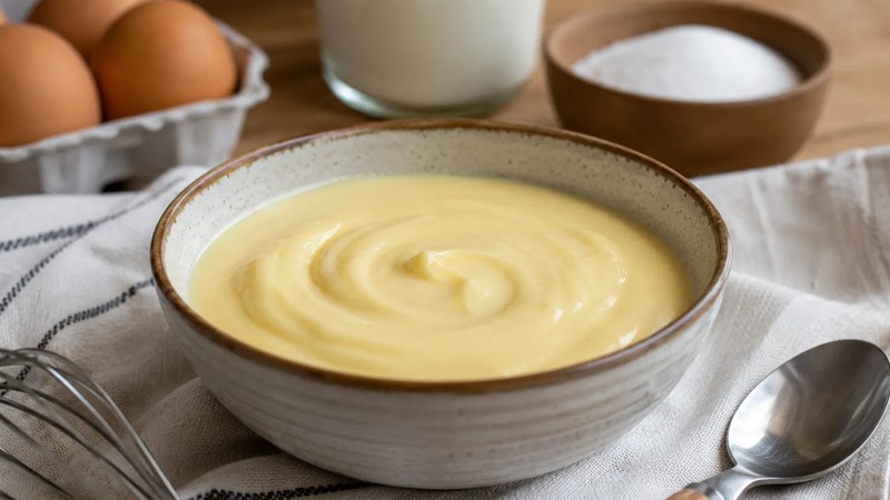 Homemade custard recipe without custard powder that tastes better than ...