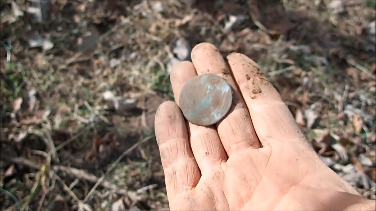 A few bricks in the woods looked like nothing - then the old coins ...