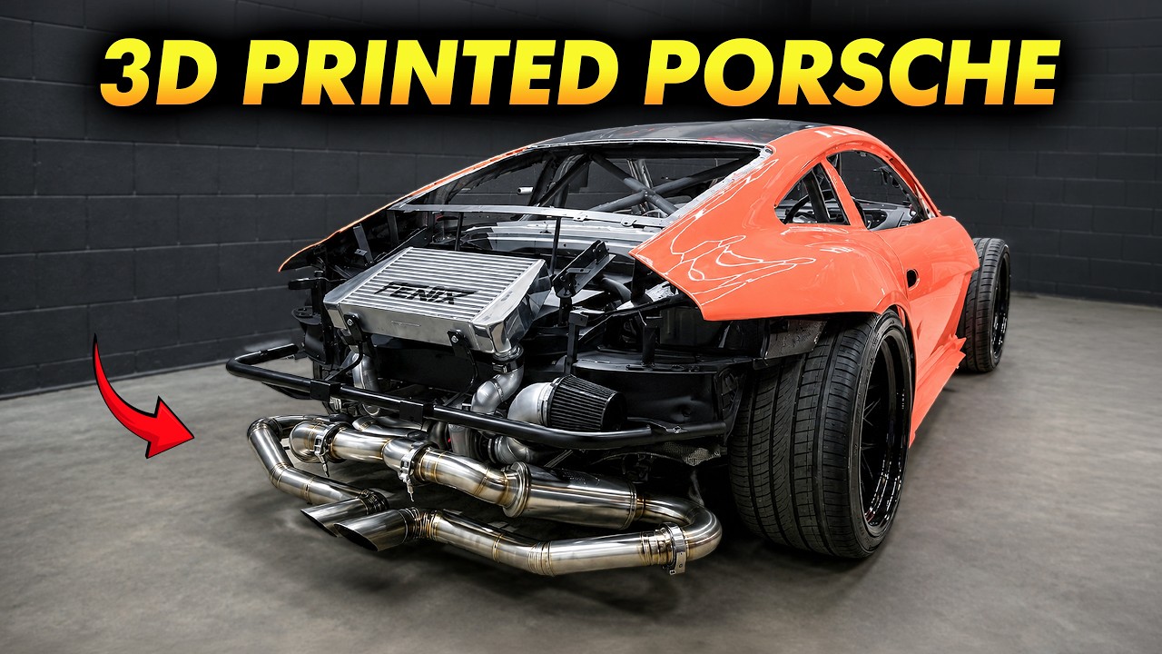 Installing real GT3 parts on printed Porsche