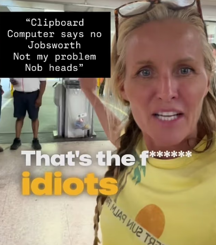 Davinia Taylor blasts London train staff's 'inhuman' behaviour
