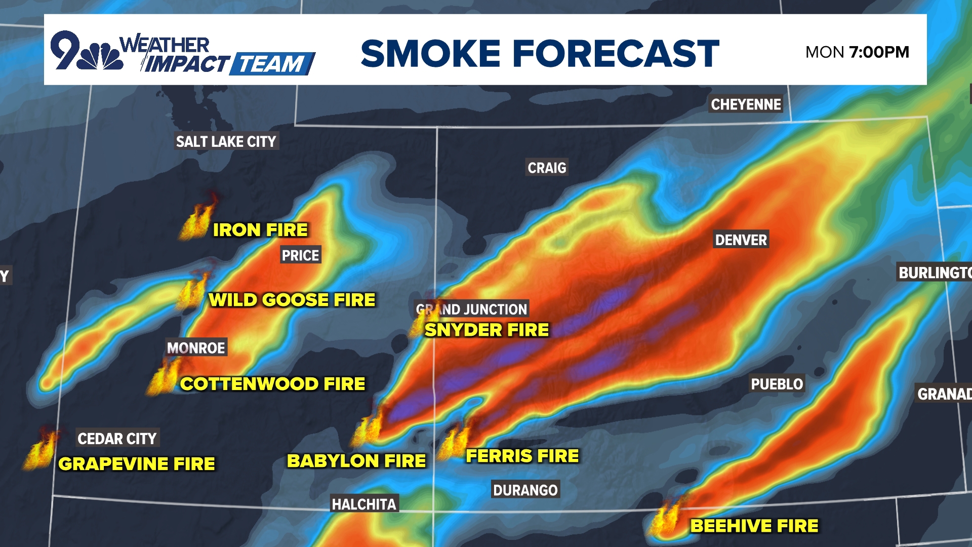 Latest forecast | Colorado faces fire weather warnings as air quality ...