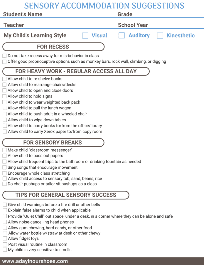 500 IEP and 504 accommodations list (free PDF download)