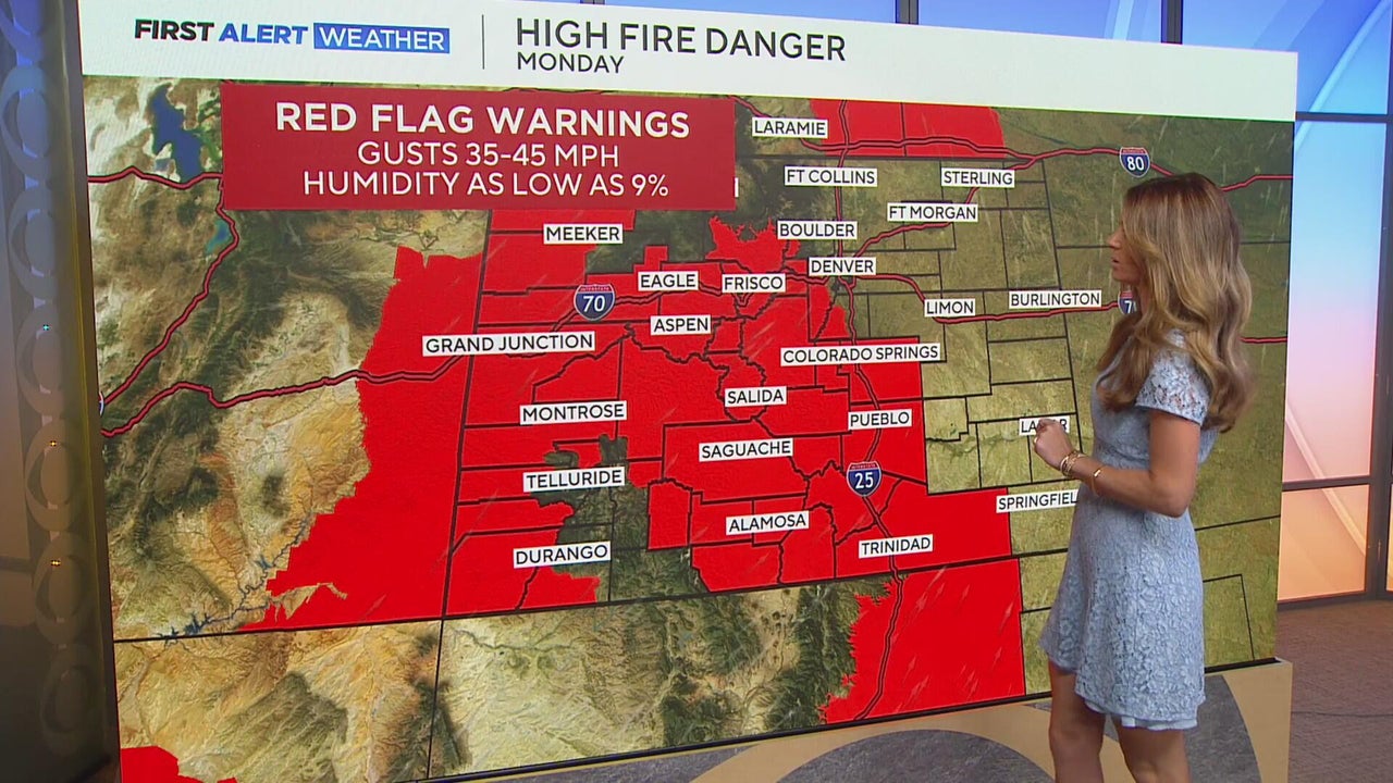 High fire danger across Colorado with warm, windy and dry conditions