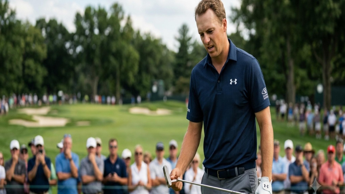 Jordan Spieth's frustration boils over as four-year PGA Tour victory ...