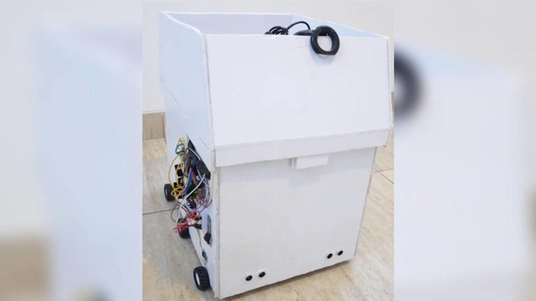 Class 12 student builds dustbin that collects, sorts waste: Tech behind ...