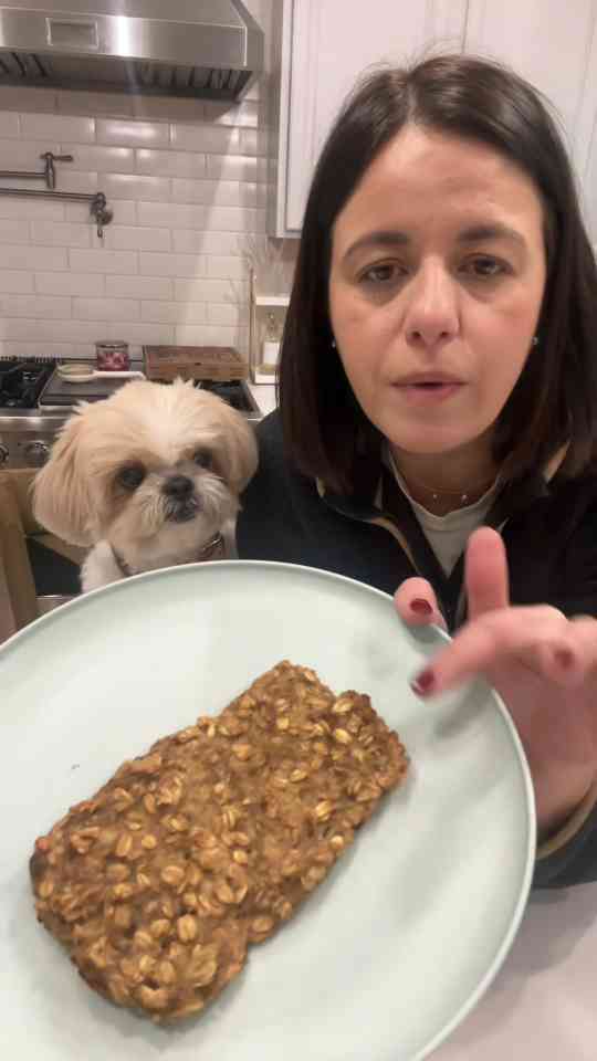 Easy homemade banana bars for dogs