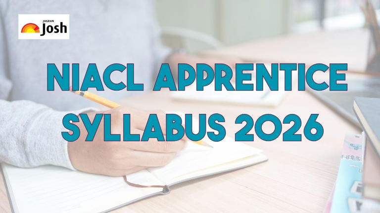 NIACL apprentice syllabus 2026: Check latest exam pattern, subject-wise ...