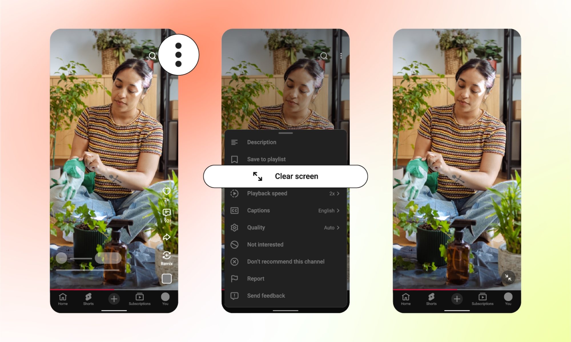 YouTube Shorts is getting 2x speed and a cleaner view, but it’s also ...
