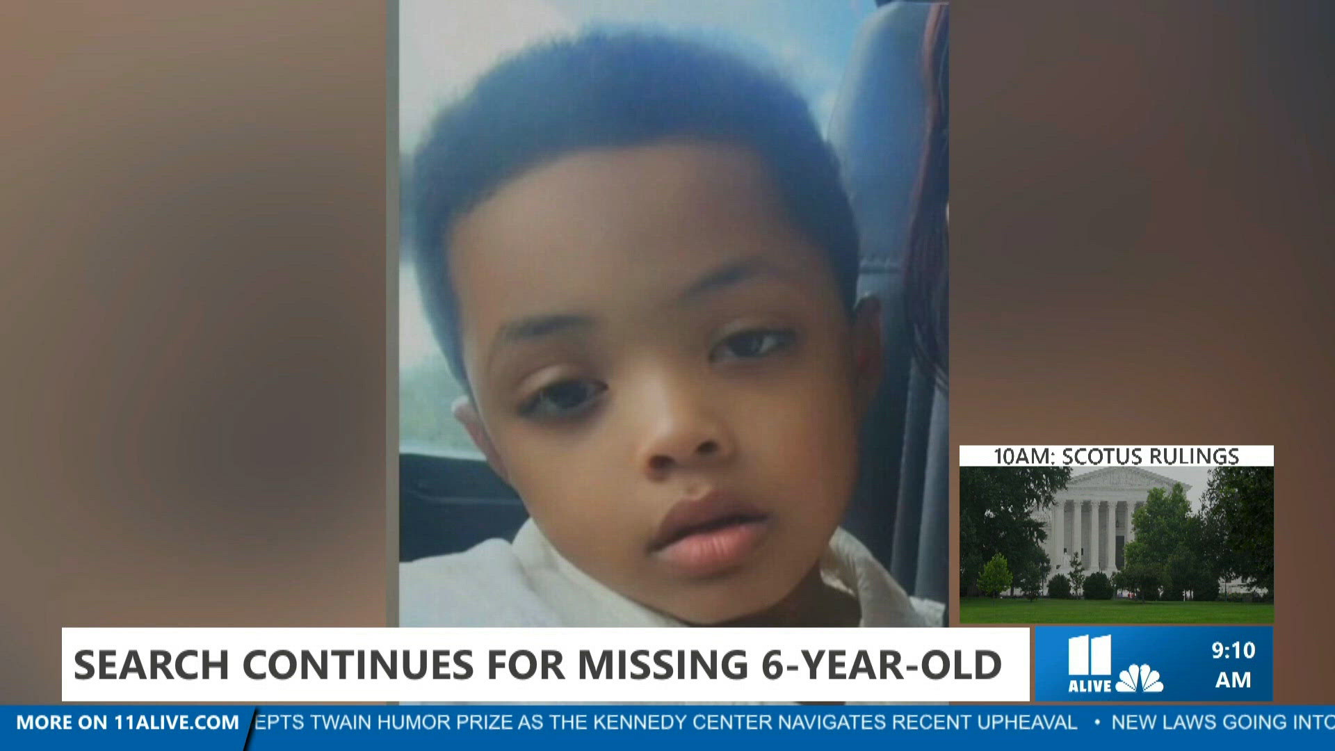 Search for missing 6-year-old continues