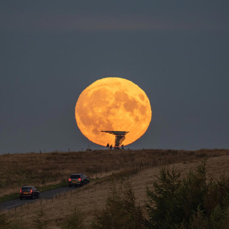 Photograph a full moon as it rises and capture one of nature's greatest ...