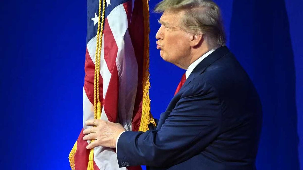 'MAGA hat on a stick': Americans say red-white-and-blue now the flag of ...