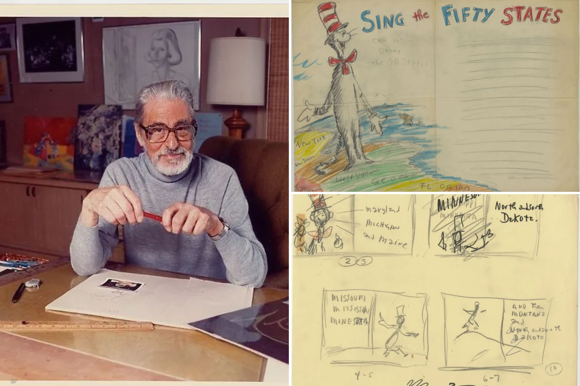 Inside the first full-length Dr. Seuss book discovered in more than a ...