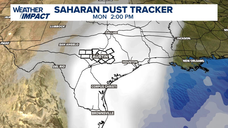 Saharan dust brings hazy skies and air quality concerns to Central Texas