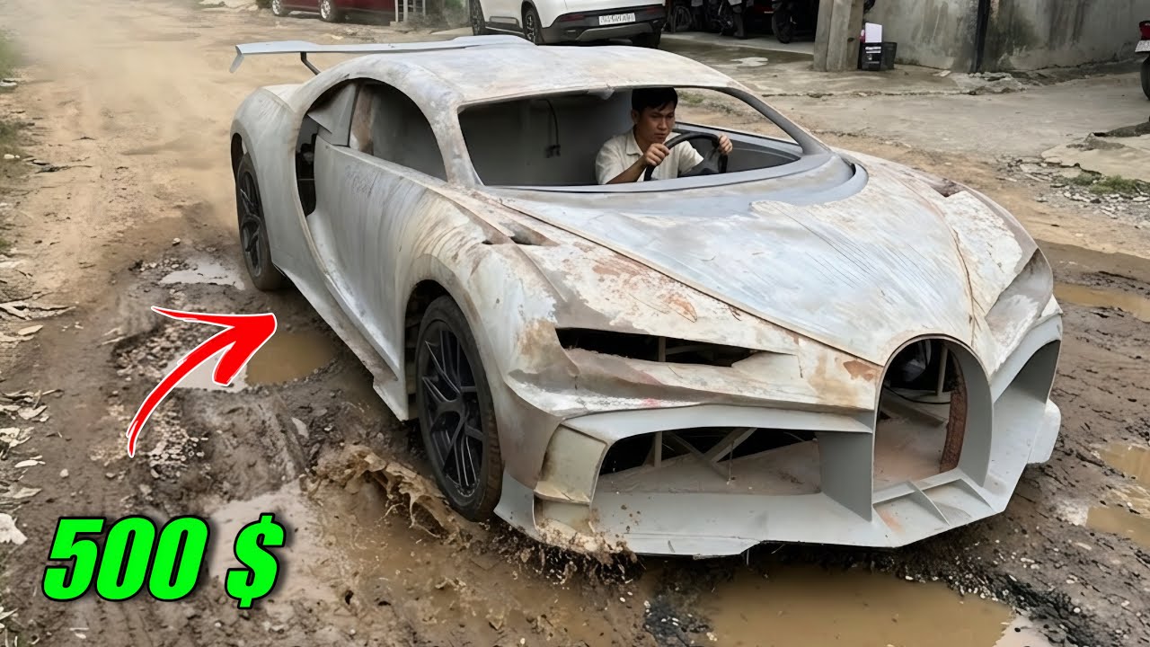 Build a Bugatti Chiron Pur Sport supercar for $500