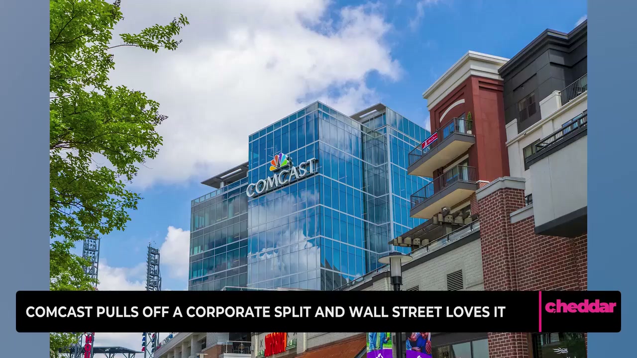 Comcast pulls off a corporate split and Wall Street loves it