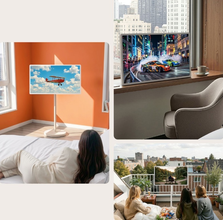 The LG StanbyME 2 Max is a standalone 32-inch touchscreen display that ...