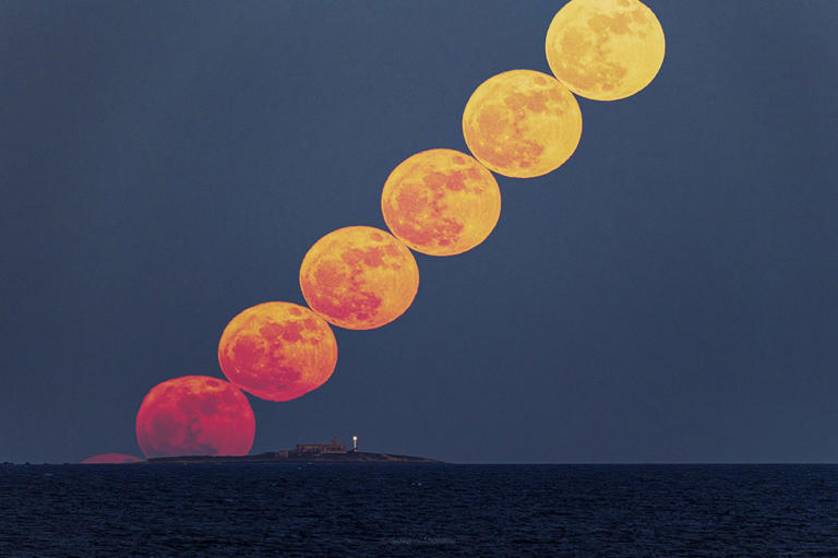 Photograph a full moon as it rises and capture one of nature's greatest ...