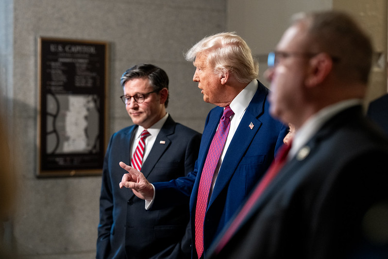 The speaker called Trump's bluff and sent the housing bill to his desk