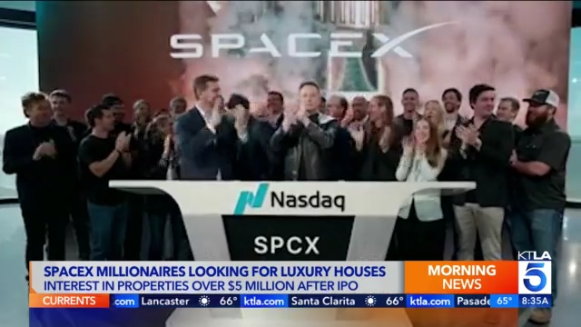 SpaceX IPO minting new millionaires in SoCal