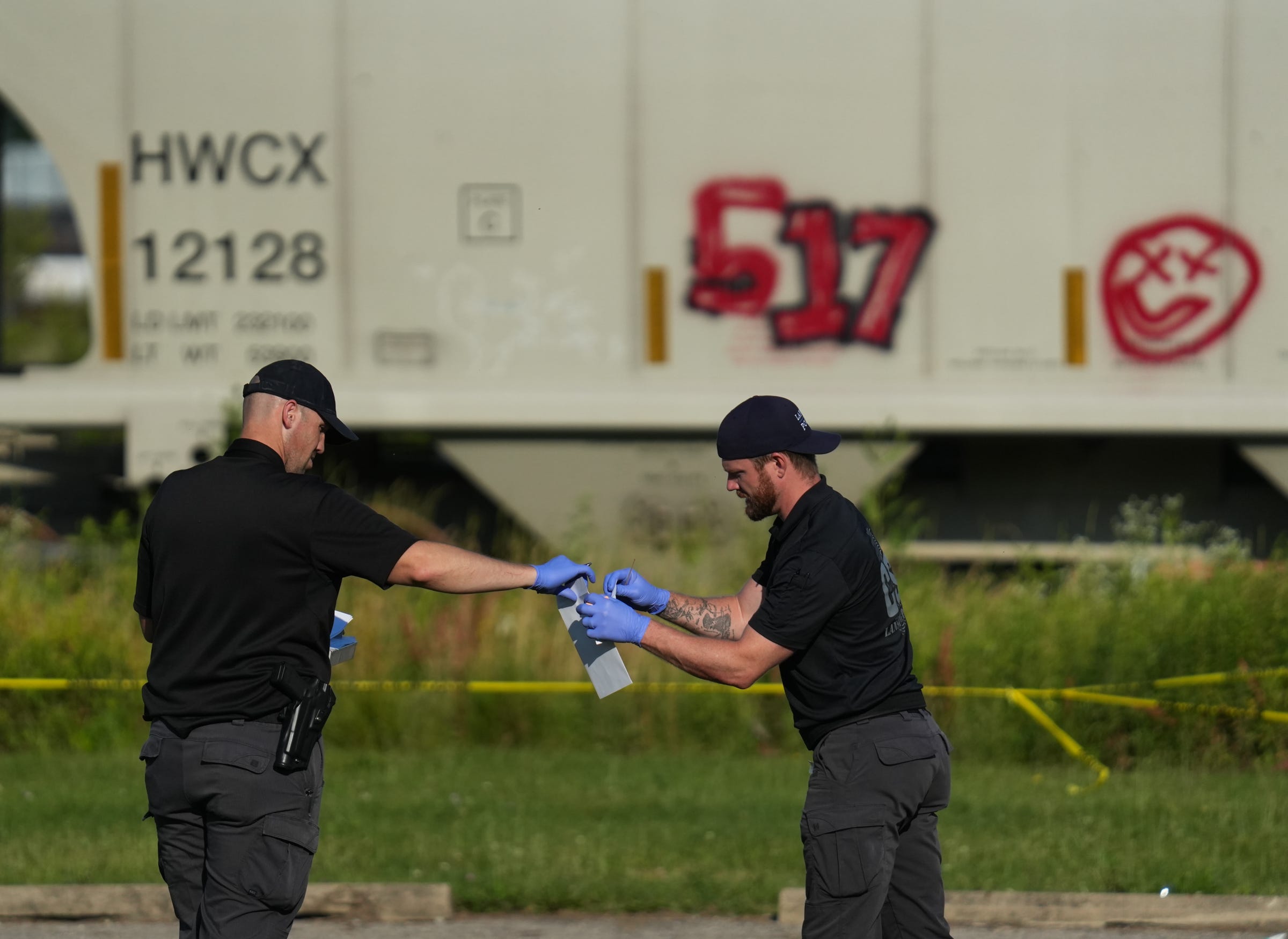 Lansing police visible at West Side Park where shots reportedly fired
