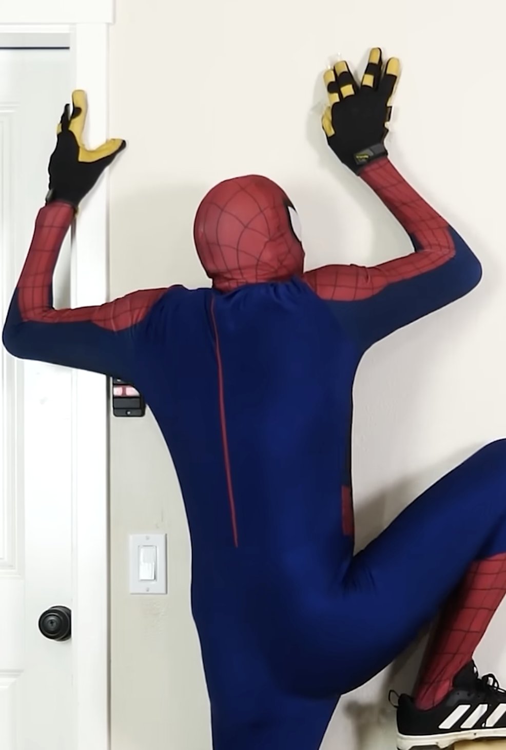 Using nanotape to become Spiderman