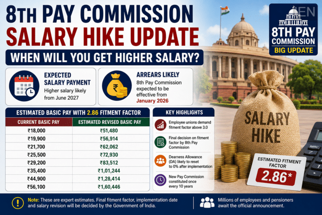 8th Pay Commission: When will central government employees get higher ...