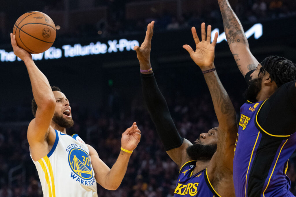 Projected Warriors starting lineup if they add LeBron James & Anthony Davis