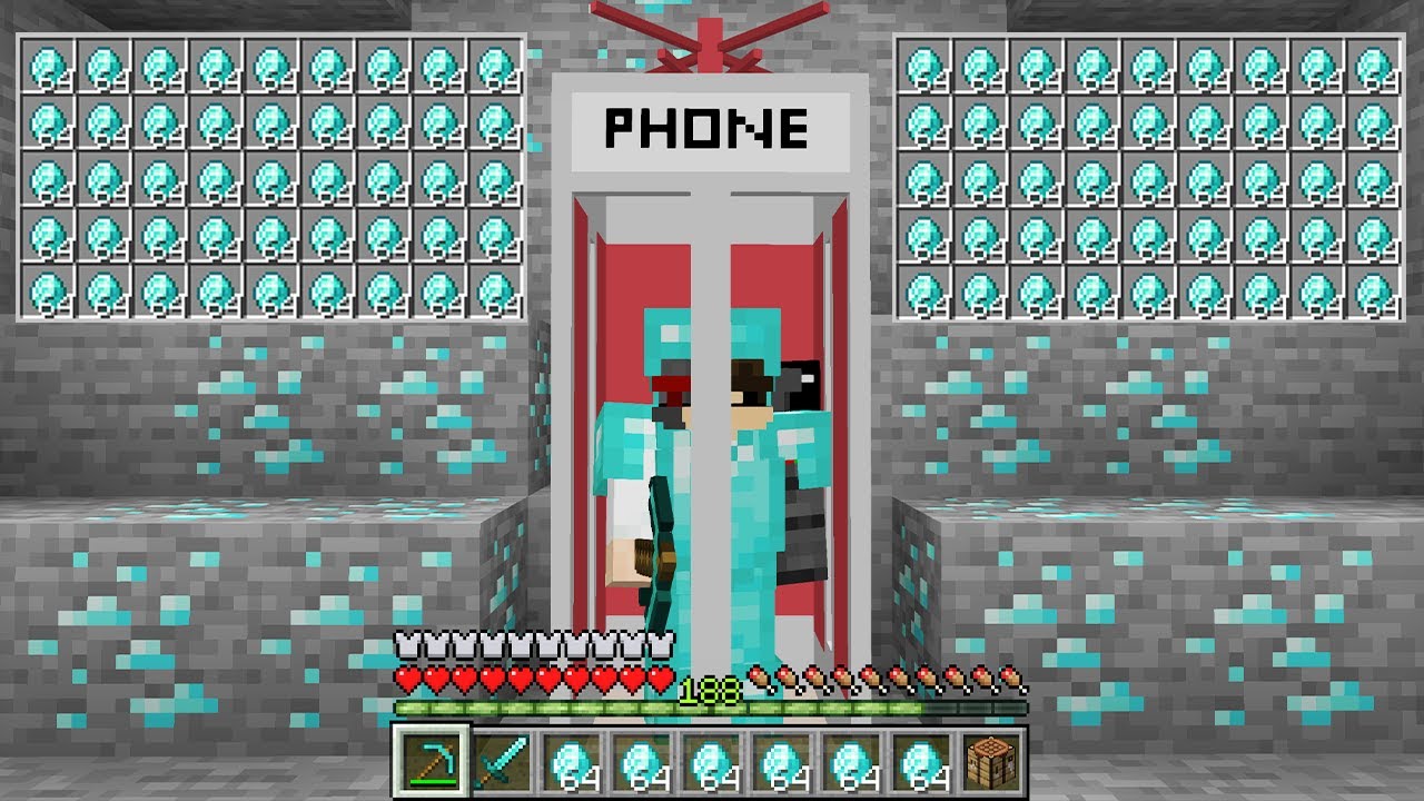 Minecraft UHC but I secretly cheated with a time machine
