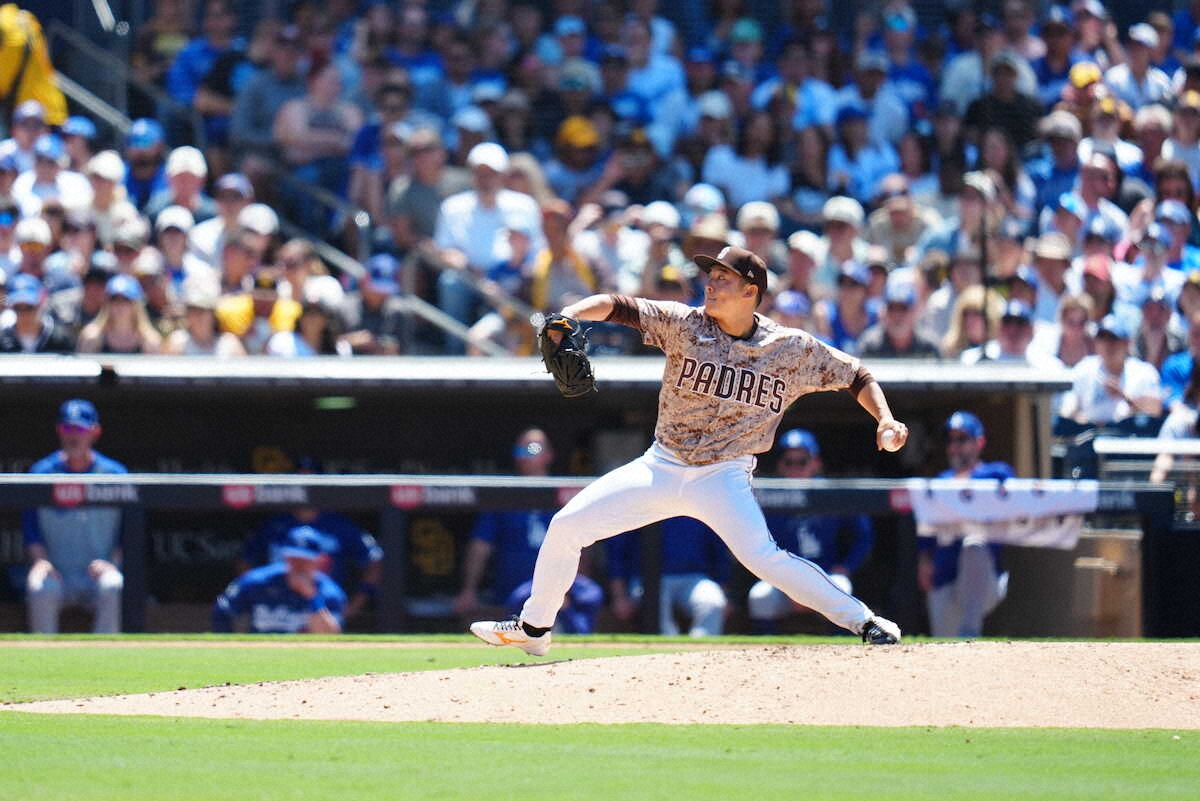 パドレス・松井 ドジャース・大谷を三振斬り! 好救援で存在感