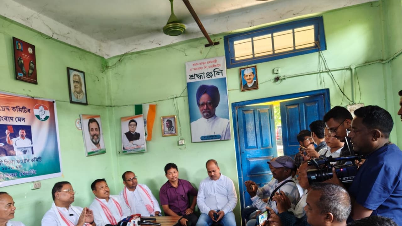 Assam Congress demands Dharmendra Pradhan's resignation over paper leaks