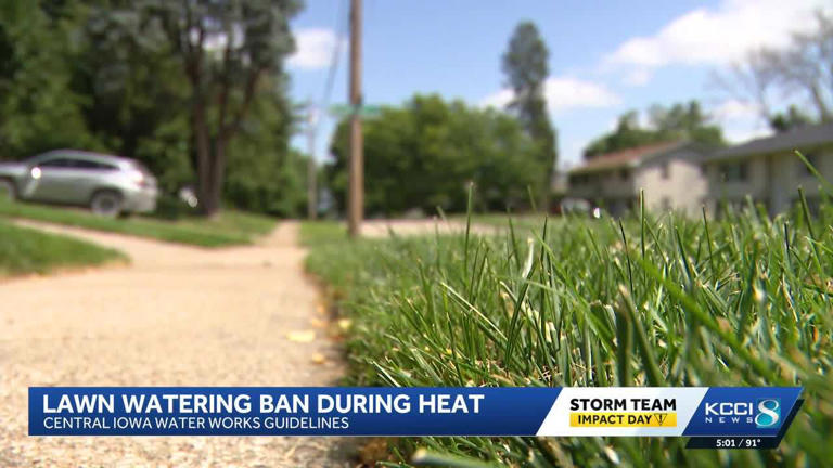 Central Iowa water ban still allows watering garden plants